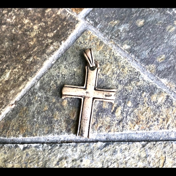 Vintage | Jewelry | Vintage Silverplate Cross Pendant | Poshmark